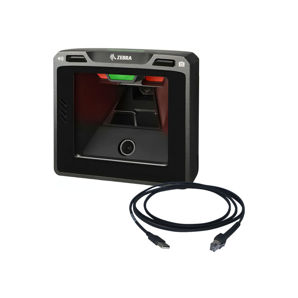 Kit Zebra Leitor Fixo SP7201 + Cabo USB CBA-U21-S07ZBR | Loja Pro4ce