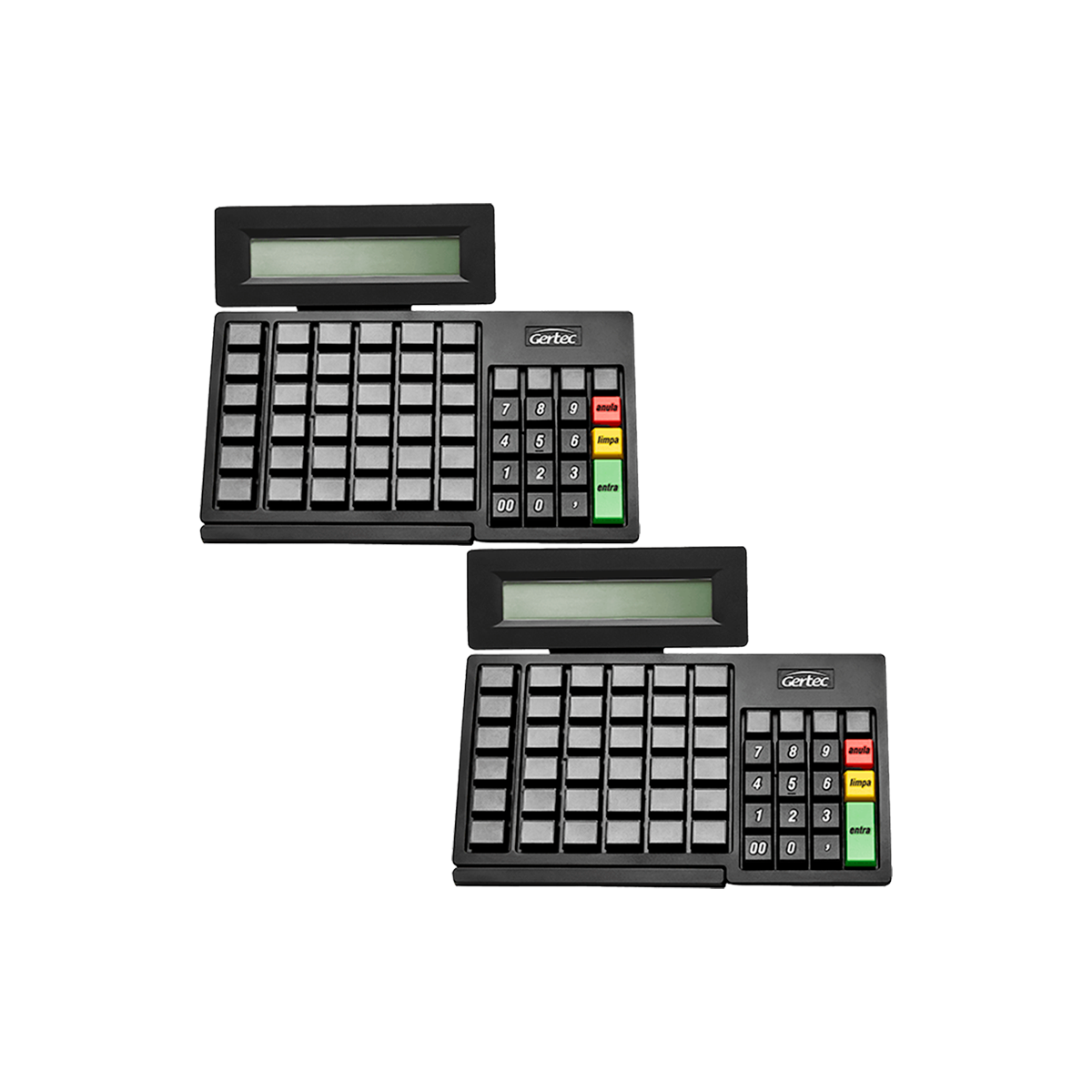 Kit Gertec 02 Teclados Programáveis TEC 55 USB Display | Loja Pro4ce
