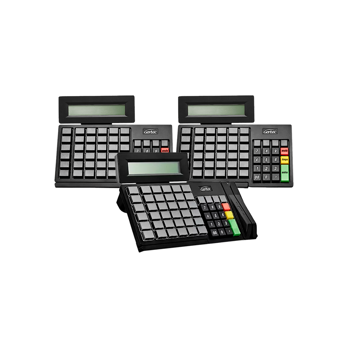 Kit Gertec 03 Teclados Programáveis TEC 55 USB Display | Loja Pro4ce