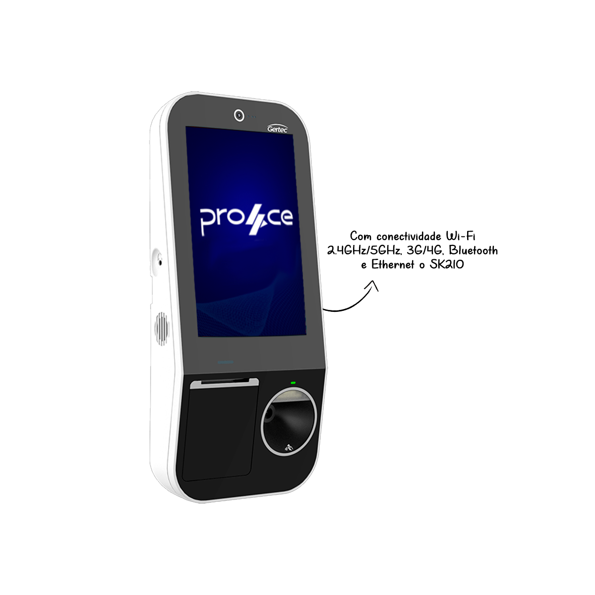 Terminal de Autoatendimento Gertec SK210 Wi-Fi e Bluetooth | Loja Pro4ce