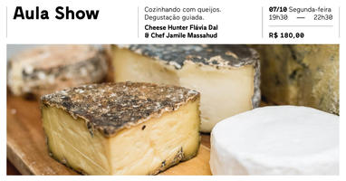 Cozinhando com Queijos, Degustação Guiada | Cheese Hunter Flávia Dal ...