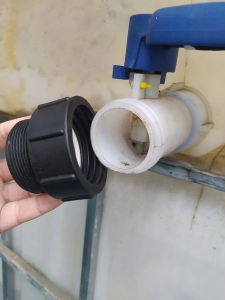 Adaptador Ibc Rosca Grossa Femêa Para Rosca Fina Macho 60mm - OFA AMBIENTAL