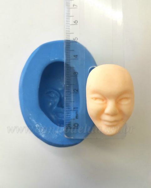 Molde de silicone rosto humanizado II - Banho de Lua