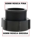 Adaptador Ibc Rosca Grossa Femêa Para Rosca Fina Macho 60mm - OFA AMBIENTAL
