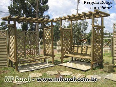 Pérgolas de Madeira Tratada Com 10 Anos de Garantia em Ponta 114706