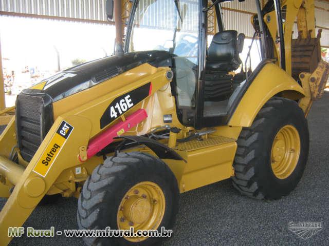 Retro Retroescavadeira Caterpillar 416E 2010 4X4 Muito Nova em 139564