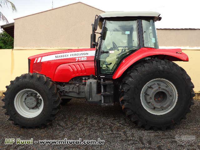 Trator Massey Ferguson 7180 4X4 Ano 09 em Monte Alto SP à 158892