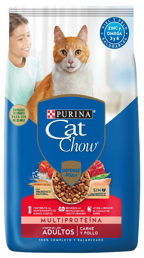 Cat Chow Adultos Sabor Carne Y Pollo 8 kgs - MisPichos.com