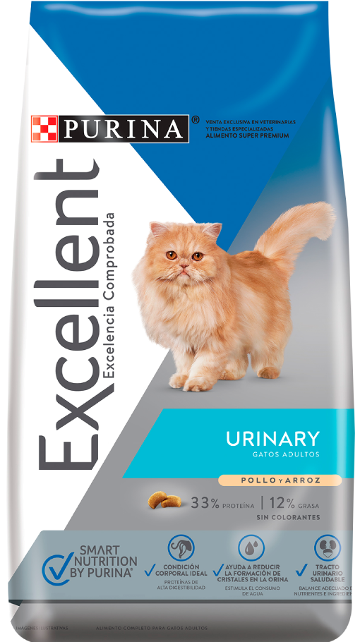 Purina Excellent Urinary Cat CH&R - MisPichos.com