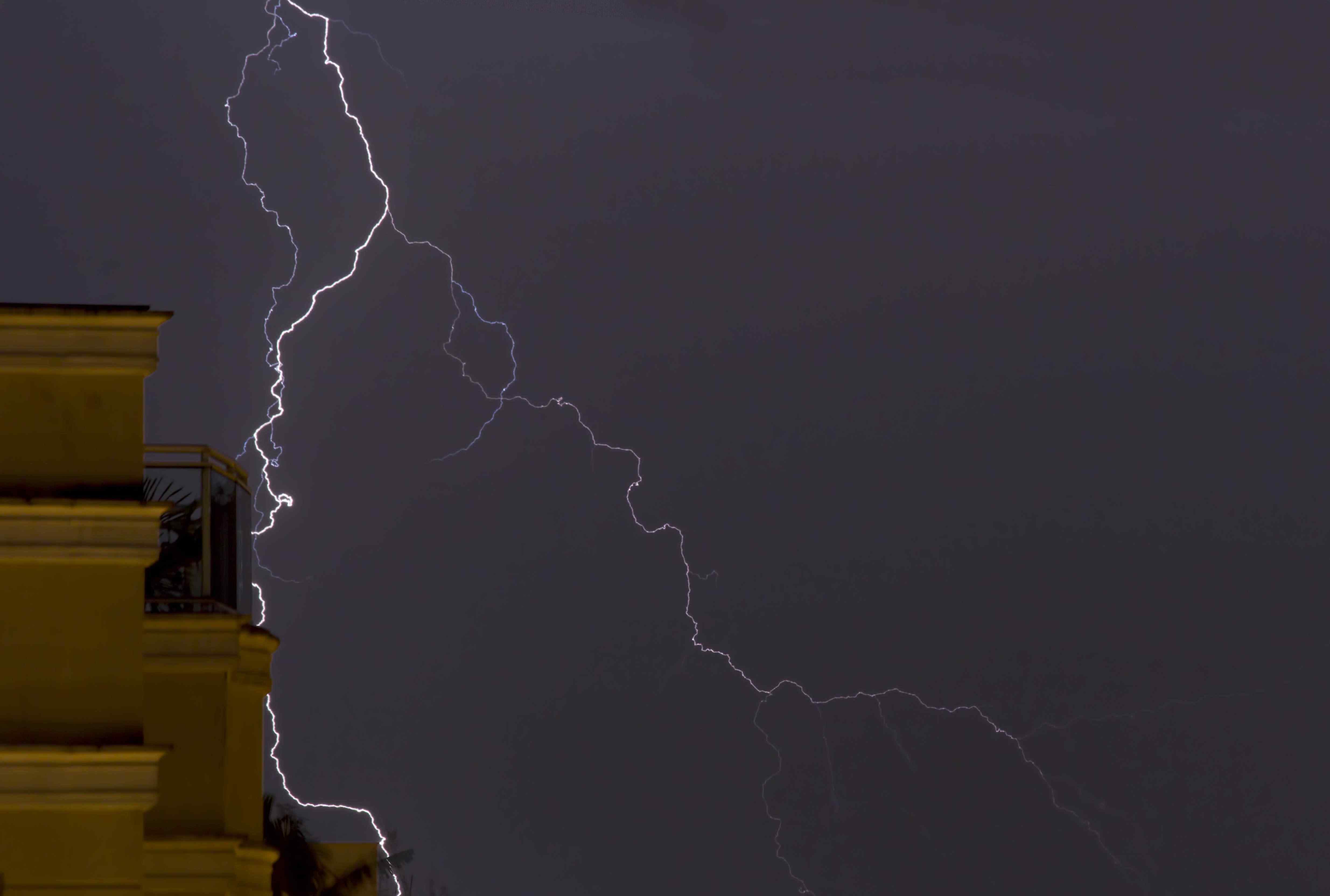 Fotografando raios - Mundo Gump