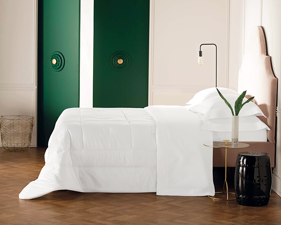 Jogo de Cama Andreza Soffice Queen - Percal 600 Fios - Branco - Camicado