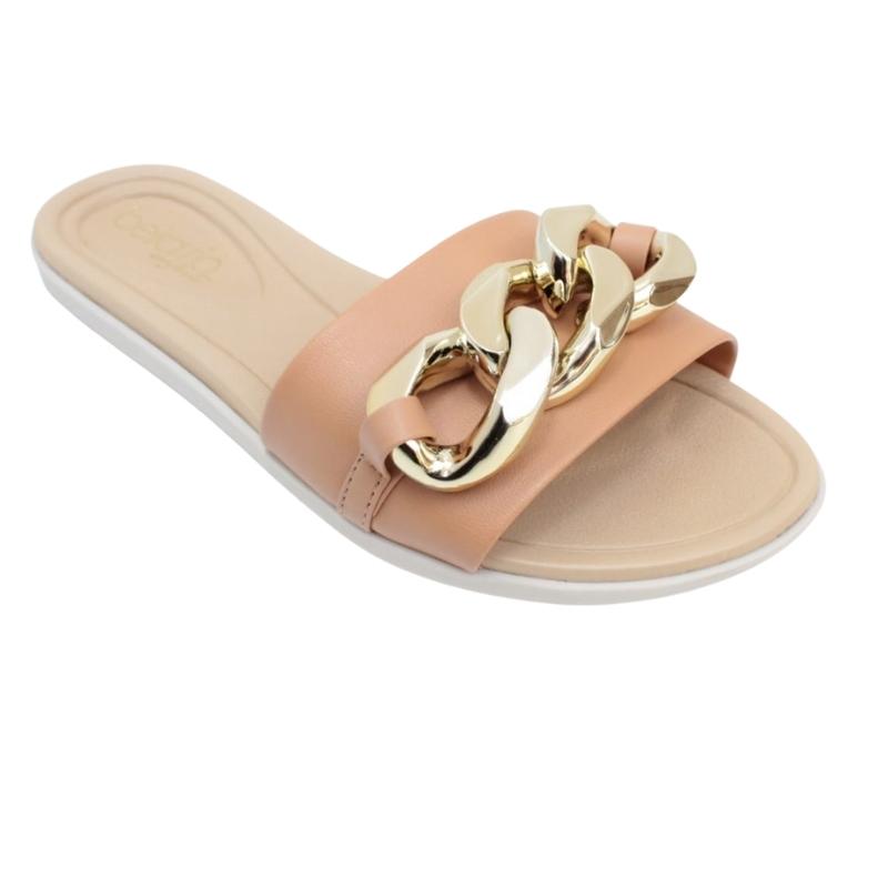 Chinelo Feminino Casual Confortável Beira Rio 8359.127 Bege