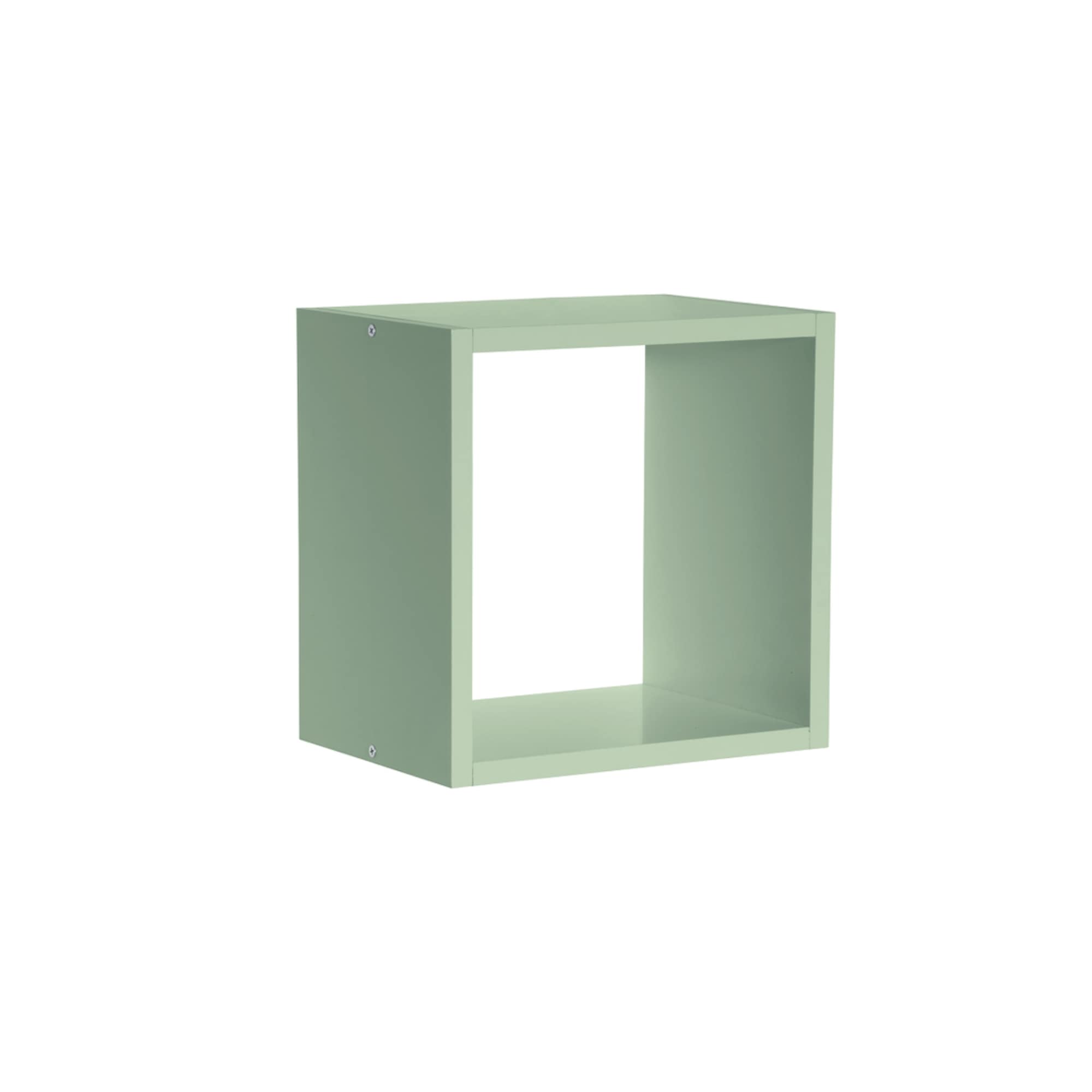Cubo Nicho Para Quarto Infantil Verde Menta 28x28cm Prat K - Camicado