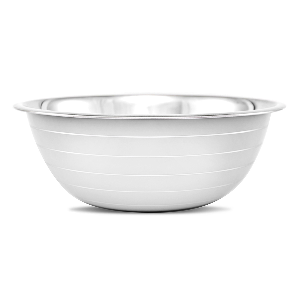TIGELA INOX COLOR MIXING BOWL BRANCO - 24CM - Camicado