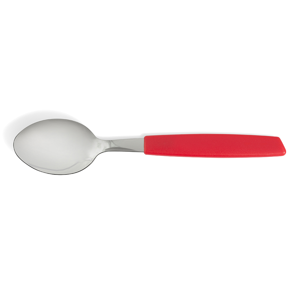 COLHER MESA GOURMET MIX CB PLASTICO VERMELHO - Camicado
