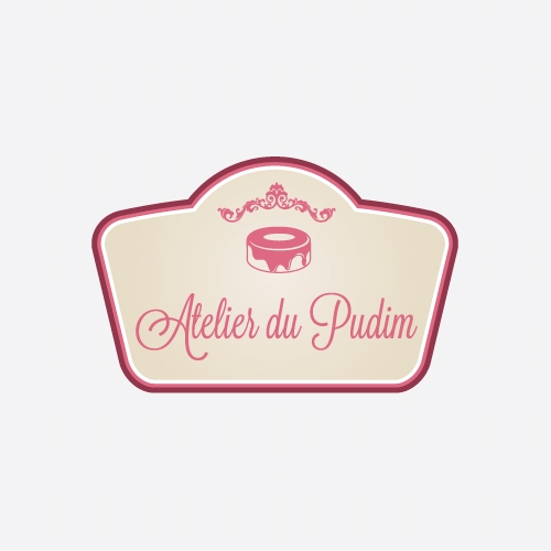 Criação de Logo Para Alimentos & Bebidas | Atelier du Pudim