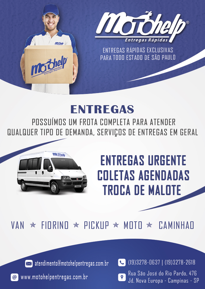 Flyer / Panfleto Para servicos - MOTO HELP ENTREGAS RAPIDAS - ENTRE...