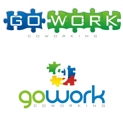 GO Work | Criação de Logo e Papelaria (6 itens) Para Espaço de cowo...