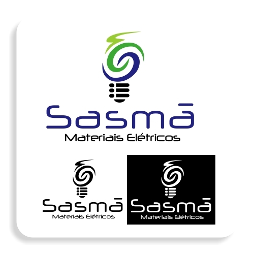 SASMA | Criação de Logo Para MATERIAIS ELÉTRICOS