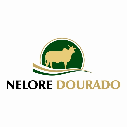 Nelore Dourado | Criação de Logo Para Agropecuário