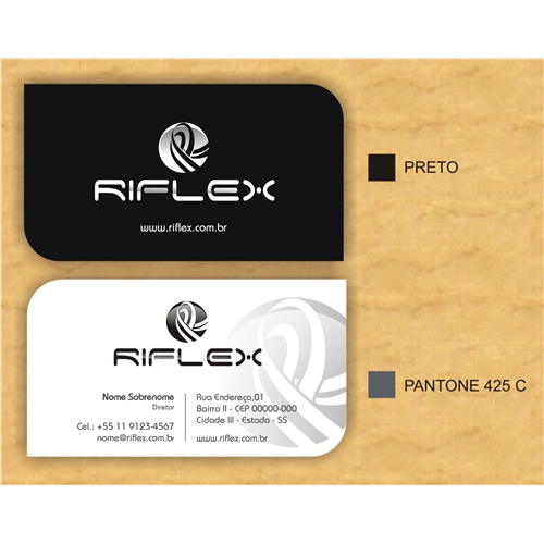 Riflex Ltda | Criação de Logo e Papelaria (6 itens) Para Fabricaçao...