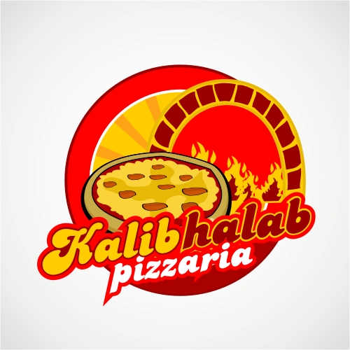 pizzaria Kalib halab | Criação de Logo Para lanchonete e pizzaria