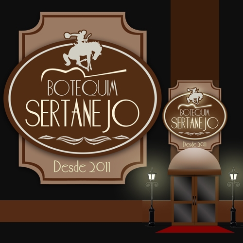 BOTEQUIM SERTANEJO | Criação de Logo Para BALADA