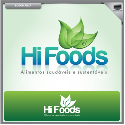 Hi Foods | Criação de Logo e Papelaria (6 itens) Para Alimentos sau...