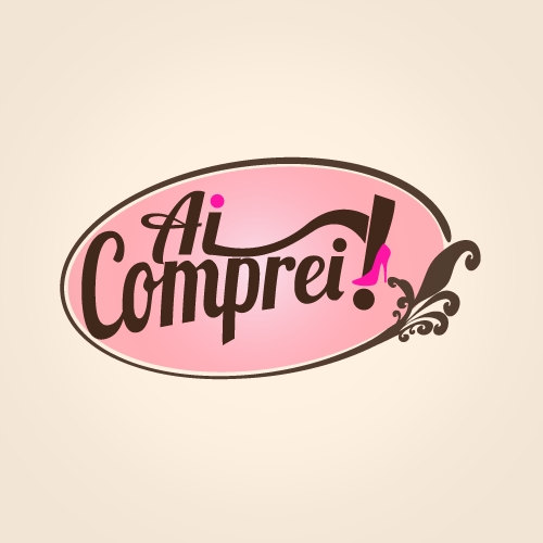 Ai Comprei! | Criação de Logo Para blog de compras