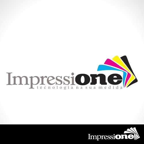 ImpressiOne | Criação de Logo Para Outsourcing (soluçoes) de impres...