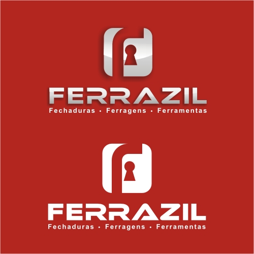 ferrazil | Criação de Logo em 3D Para ferragista, ferramentas, maqu...