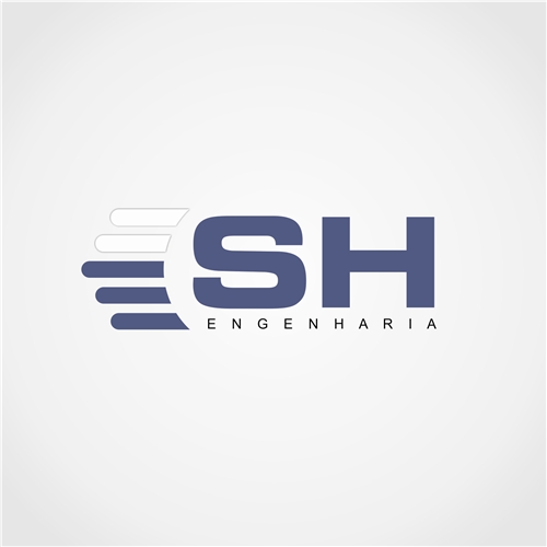 SH Engenharia | Criação de Logo e Papelaria (6 itens) Para Construç...