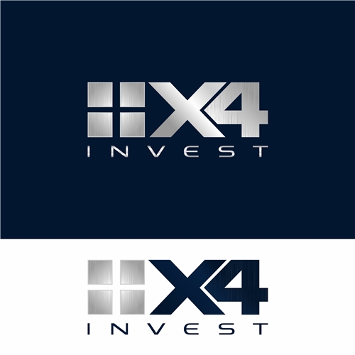 X4 Invest | Criação de Logo e Cartao de Visita Para Mercado Financeiro