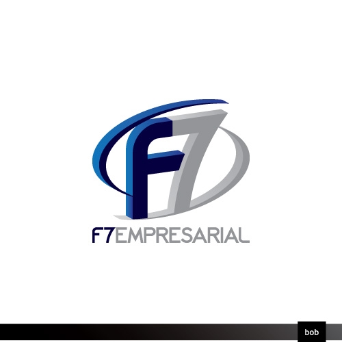 F7 Empresarial | Criação de Logo em 3D Para Consultoria de Negócios