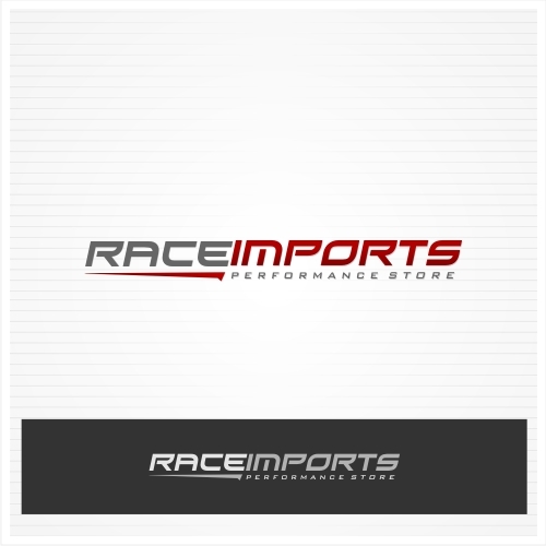 RACE IMPORTS Performance Store | Criação de Logo Para Computador