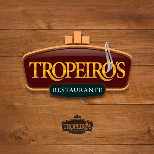 TROPEIRO'S RESTAURANTE | Criação de Logo Para Alimentos & Bebidas