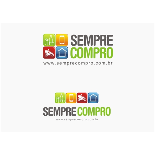 Sempre Compro | Criação de Logo Para Computador & Internet