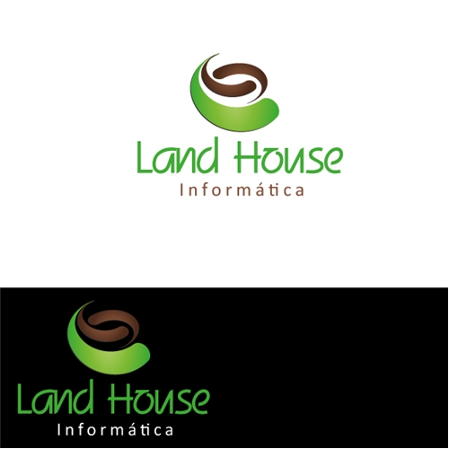 Land House Informática | Criação de Logo Para Computador & Internet