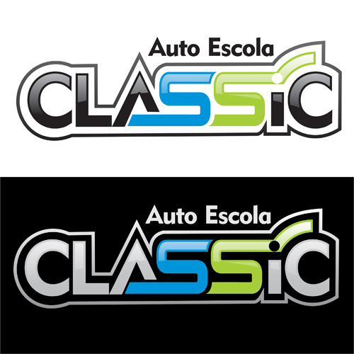 Auto Escola Classic | Criação de Logo Para