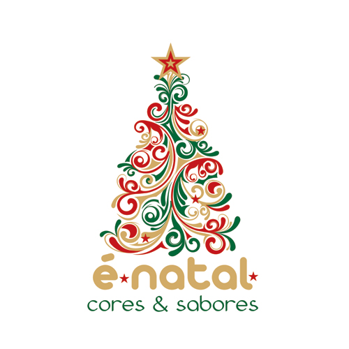É Natal - Cores e Sabores | Criação de Logo Para