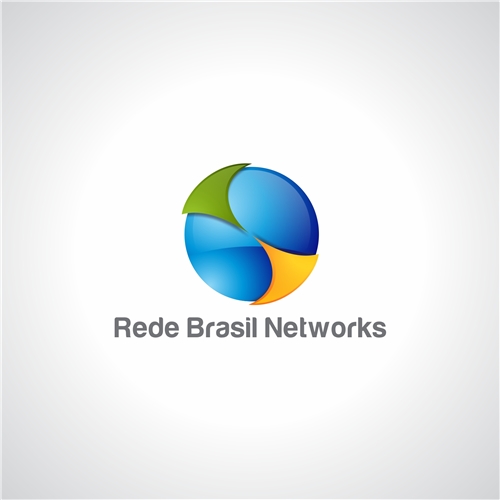 Rede Brasil Networks | Criação de Logo em 3D Para Computador & Inte...