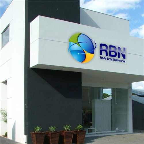 Rede Brasil Networks | Criação de Logo em 3D Para Computador & Inte...