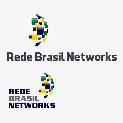 Rede Brasil Networks | Criação de Logo em 3D Para Computador & Inte...