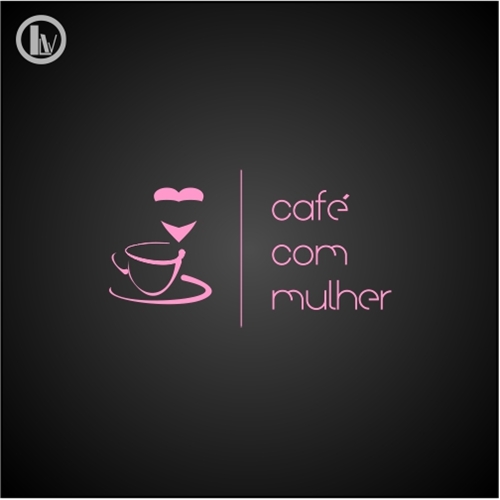 cafe com mulher | Criação de Logo Para Computador & Internet
