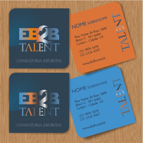 EB2B Talent | Criação de Logo e Cartao de Visita Para Consultoria d...