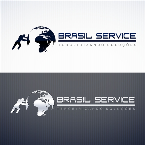 Brasil Service | Criação de Logo Para Logística, Entrega & Armazena...