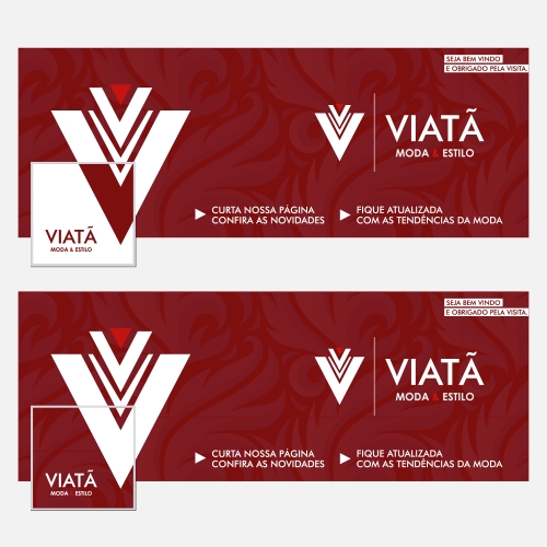 VIATA - MODA & ESTILO | Criação de Capa para Facebook Para Roupas,