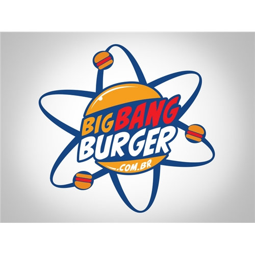 Big Bang Burger | Criação de Logo Para Alimentos & Bebidas