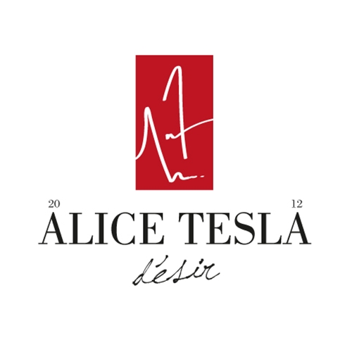 Alice Tesla | Criação de Logo Para Roupas, Jóias & Assessorios