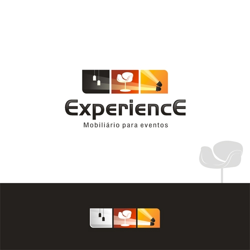 Logo marca da empresa Experience Festas Mobiliario para Eventos | C...